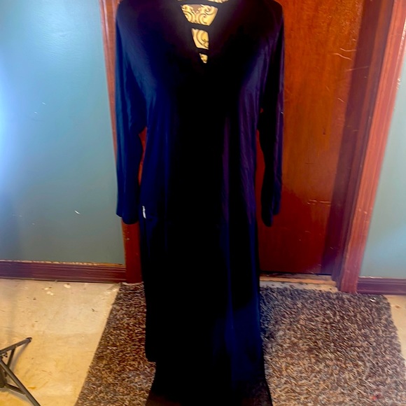 Tops | Womens Black Shirt With A Long Tail In The Front And Back | Poshmark